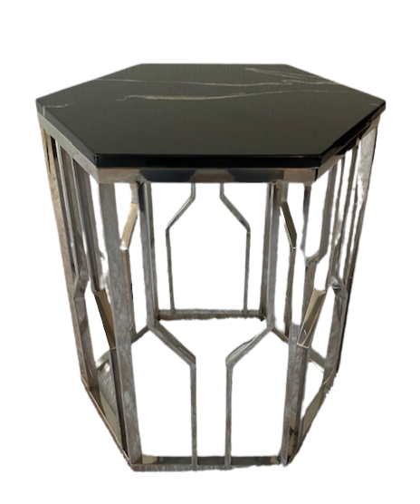 Mesa Lateral Atenea Silver - Estambul Design